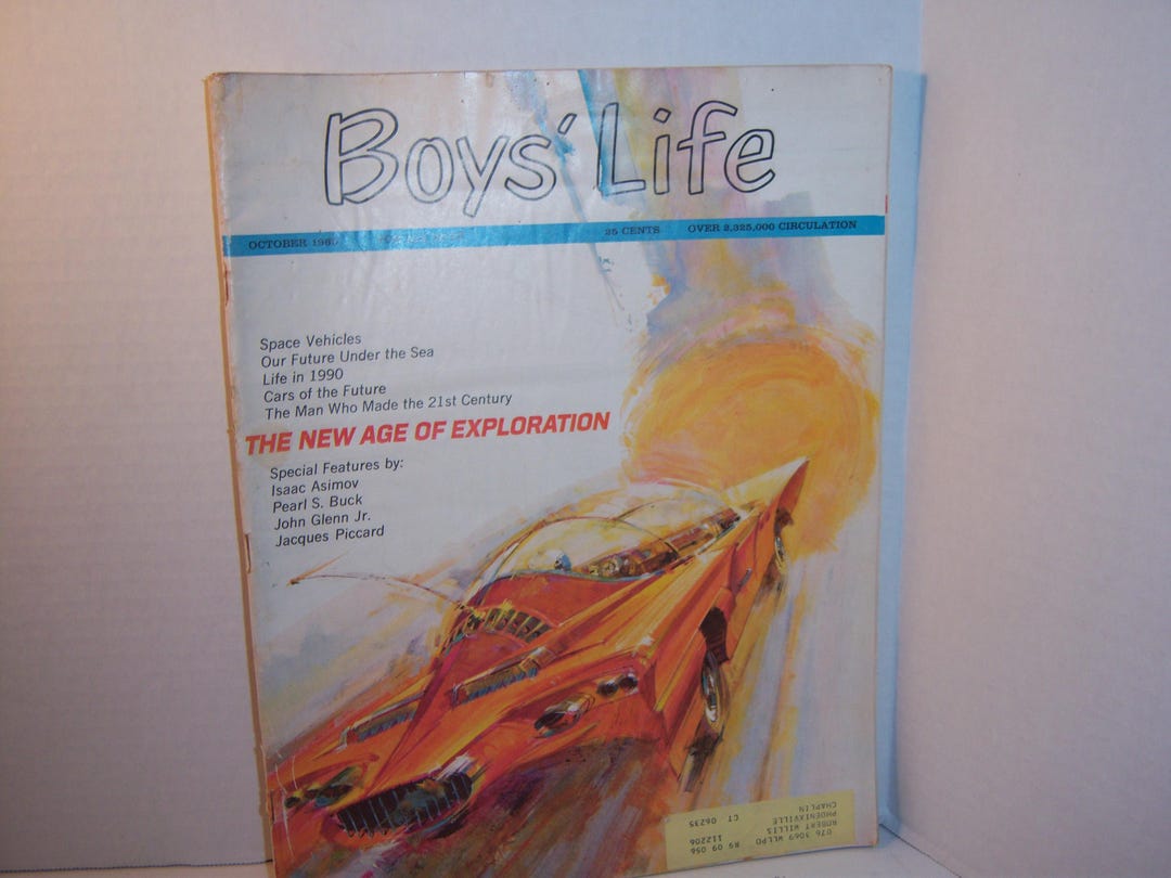 JS1 - October 1965 Boys Life Magazine Cars of the Future Space Vehicles ...
