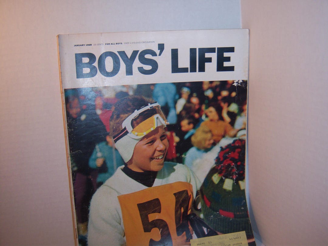 JS1 - January 1968 Boys Life Magazine Boy Scouts Snow Skier Skiing ...