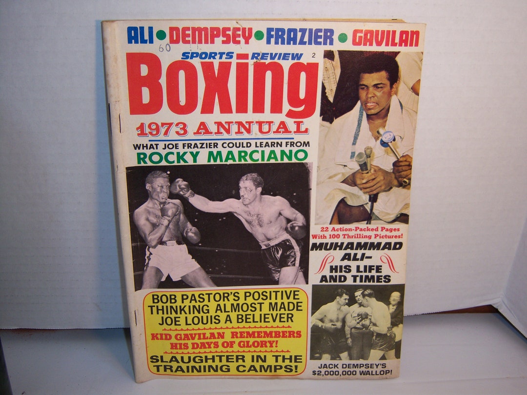 TI - Boxing Sports Review Annual for 1973 Magazine Muhammad Ali Rocky ...