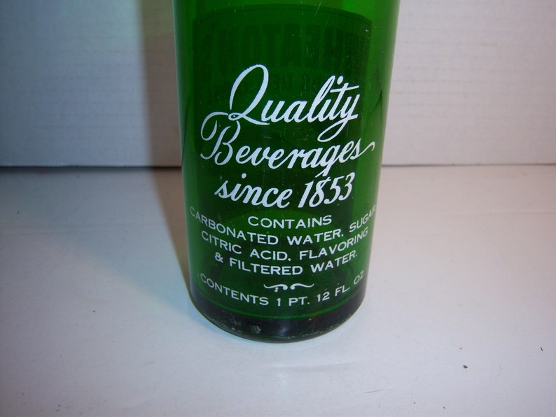 JM - 1950 Wheaton's Famous Beverage Whale New Bedford Mass GREEN ACL ...