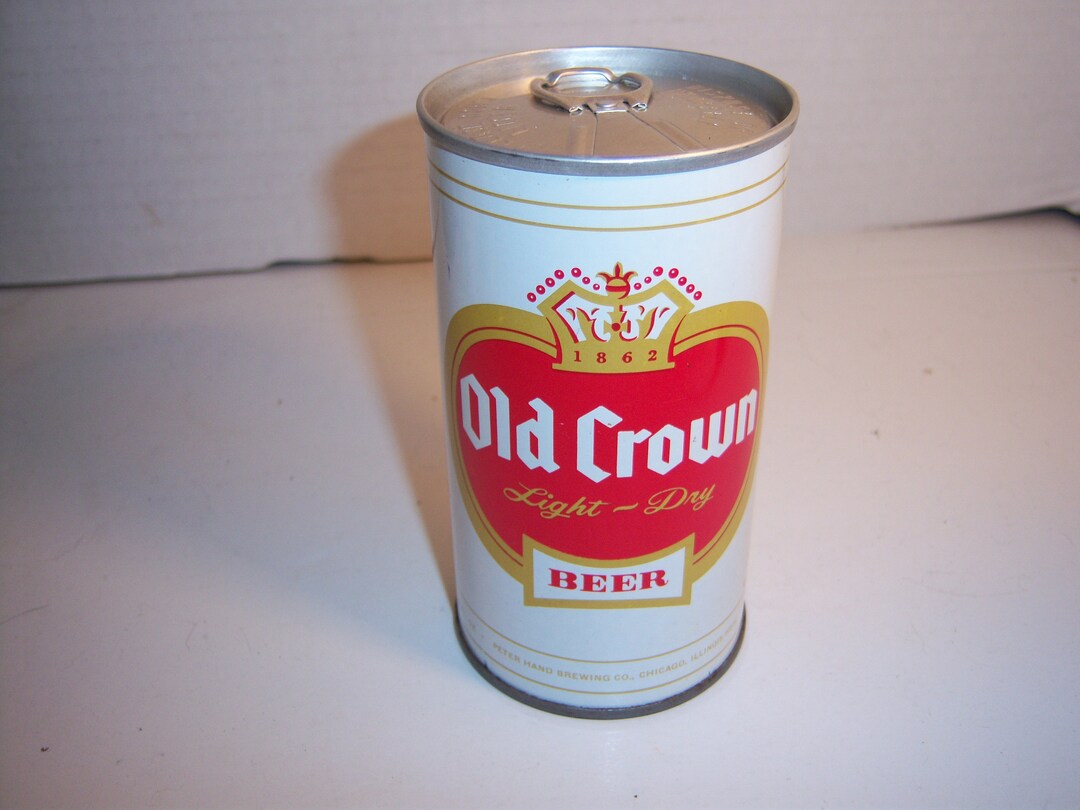 KN - 1970's Old Crown Light Dry Beer Peter Hand Brewing Co Chicago Ill ...