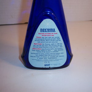 KH 1950's Noxzema Liquid Skin Creme Noxell Baltimore Md 6 3/4 Inch ...