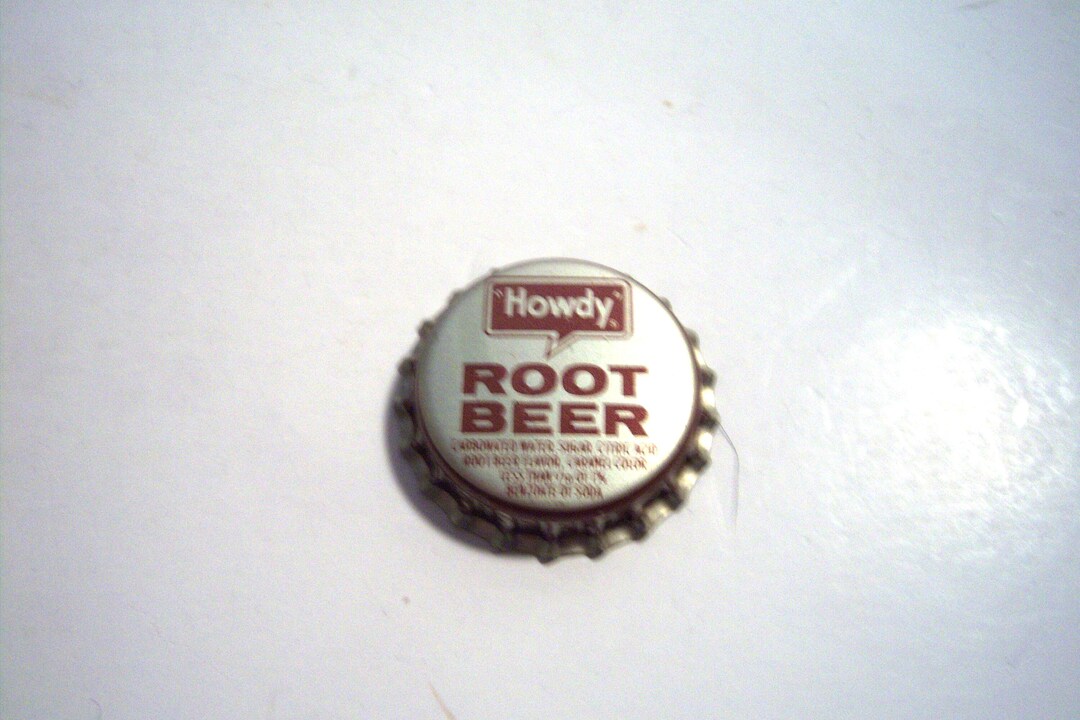1960's Howdy Root Beer Bakersfield Calif Corklined Soda Bottle Cap - Etsy
