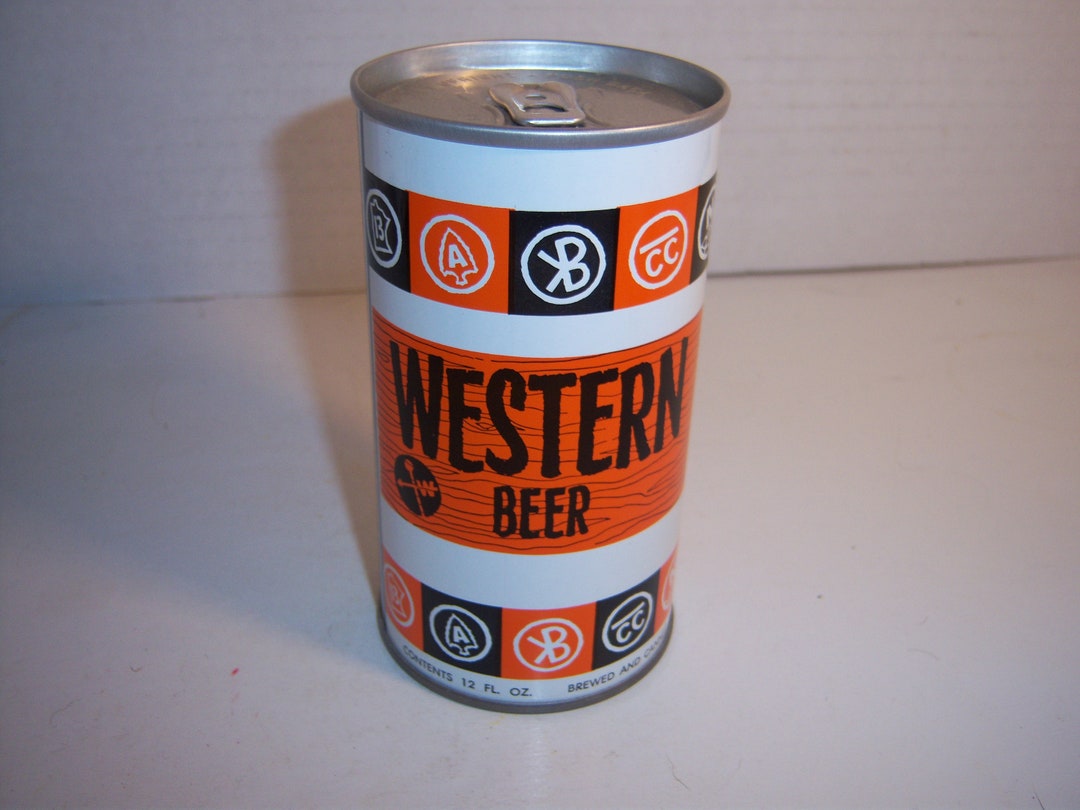 KN 1970's Western Beer Cold Spring Brewing Co Minn Pull Tab 12 Oz Air ...