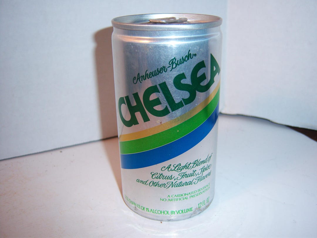 KN 1980-90's Anheuser Busch Chelsea Malt Beverage Test Can Anheuser ...