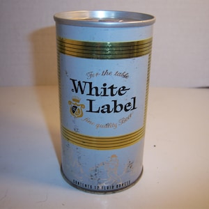 1970's Cold Springs Brewing Co Minn White Label Beer Pull Tab Steel 12 ...