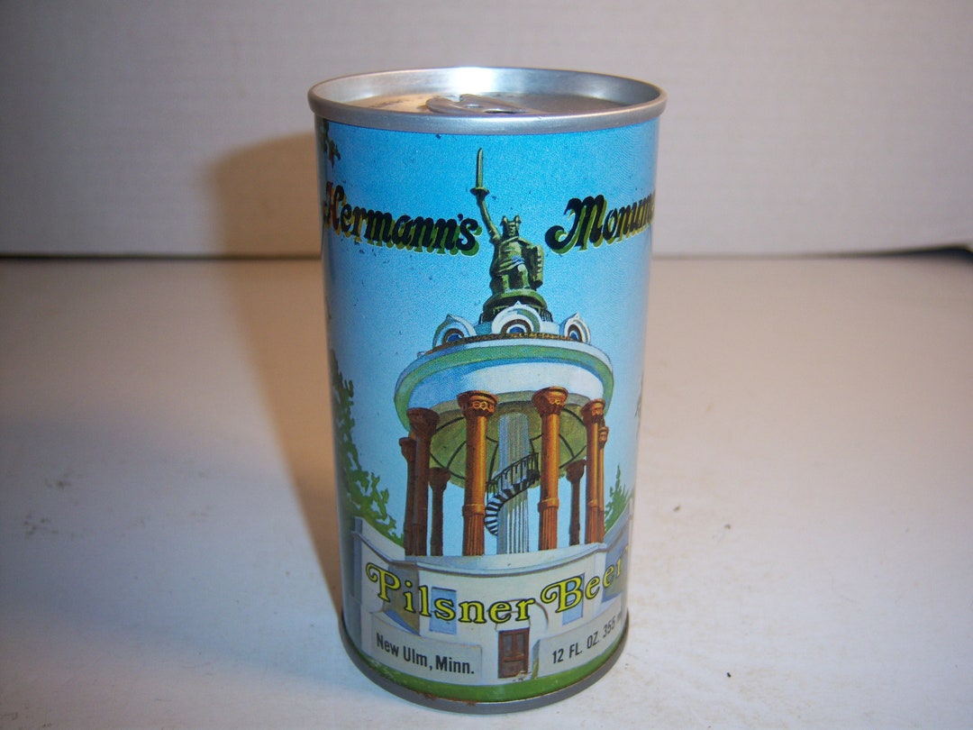 KN - 1970's Hermann's Monument Pilsener Beer Brewed by August Schell ...