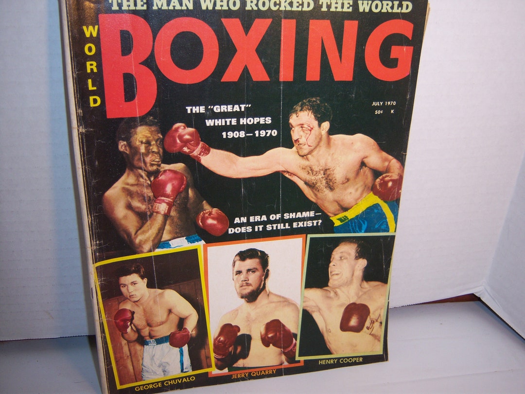 TI - January 1970 World Boxing Magazine Rocky Marciano Jerry Quarry ...