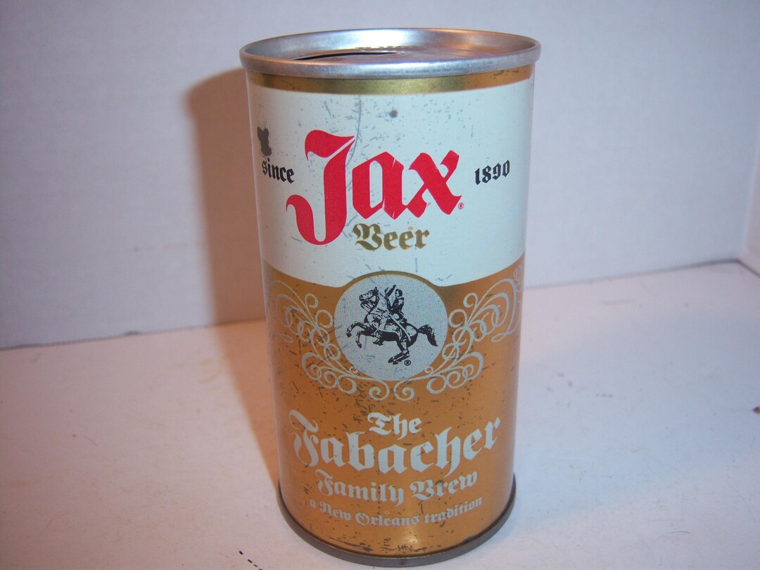 KN - 1970's Jax the Fabacher Family Brew 12 Oz EMPTY Pull Tab Beer Can ...