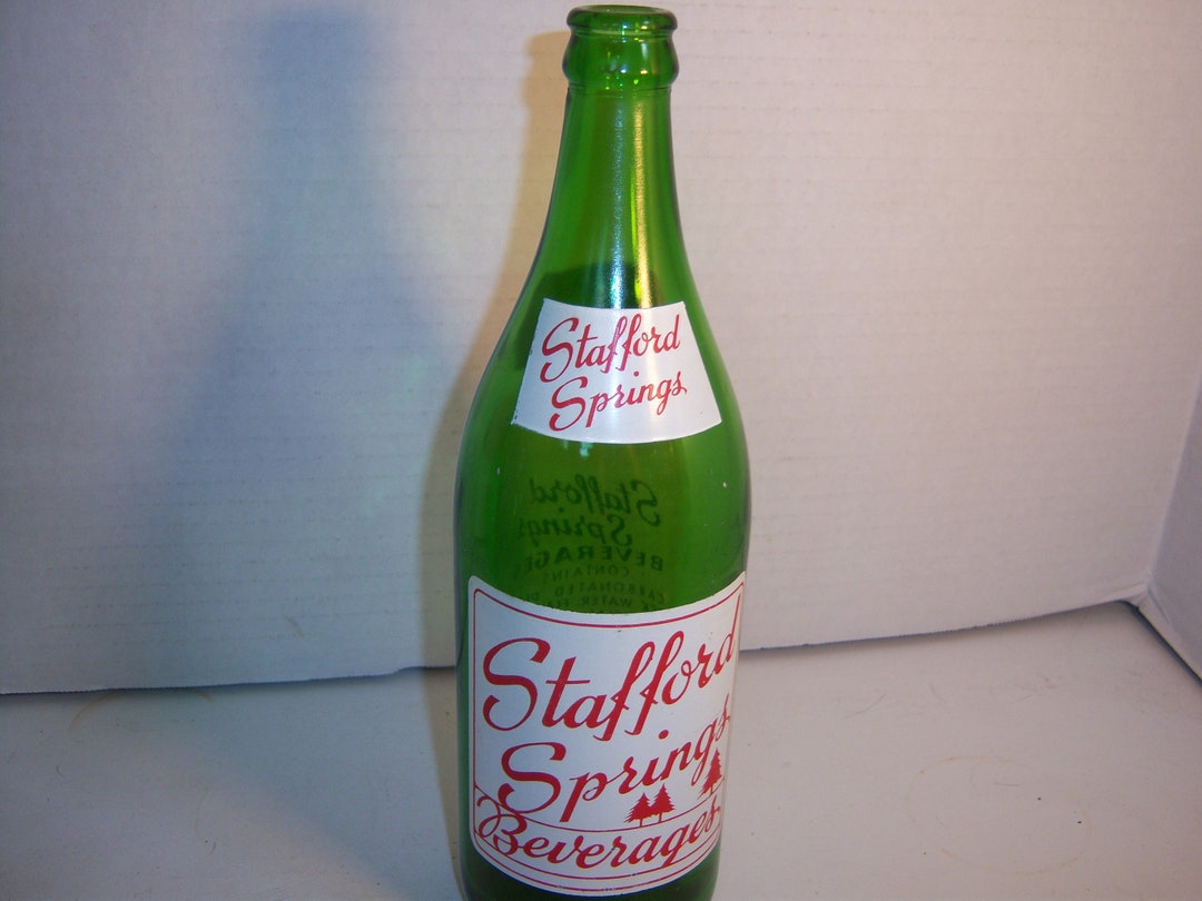 SH23 1960's Stafford Spring Beverages Pine Trees Conn Red White ACL ...