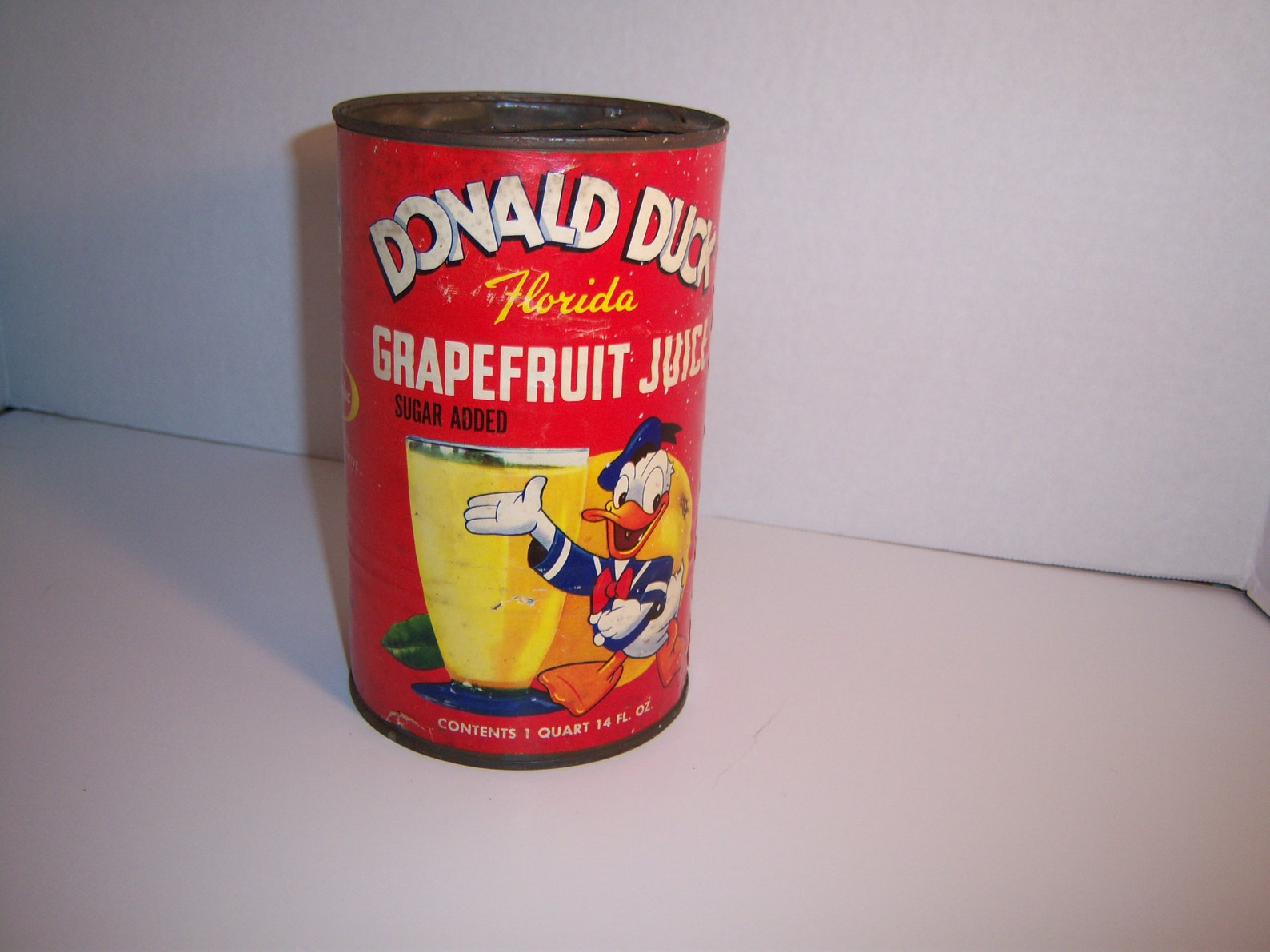 1960's Donald Duck Disney Character Grapefruit Drink Lake | Etsy
