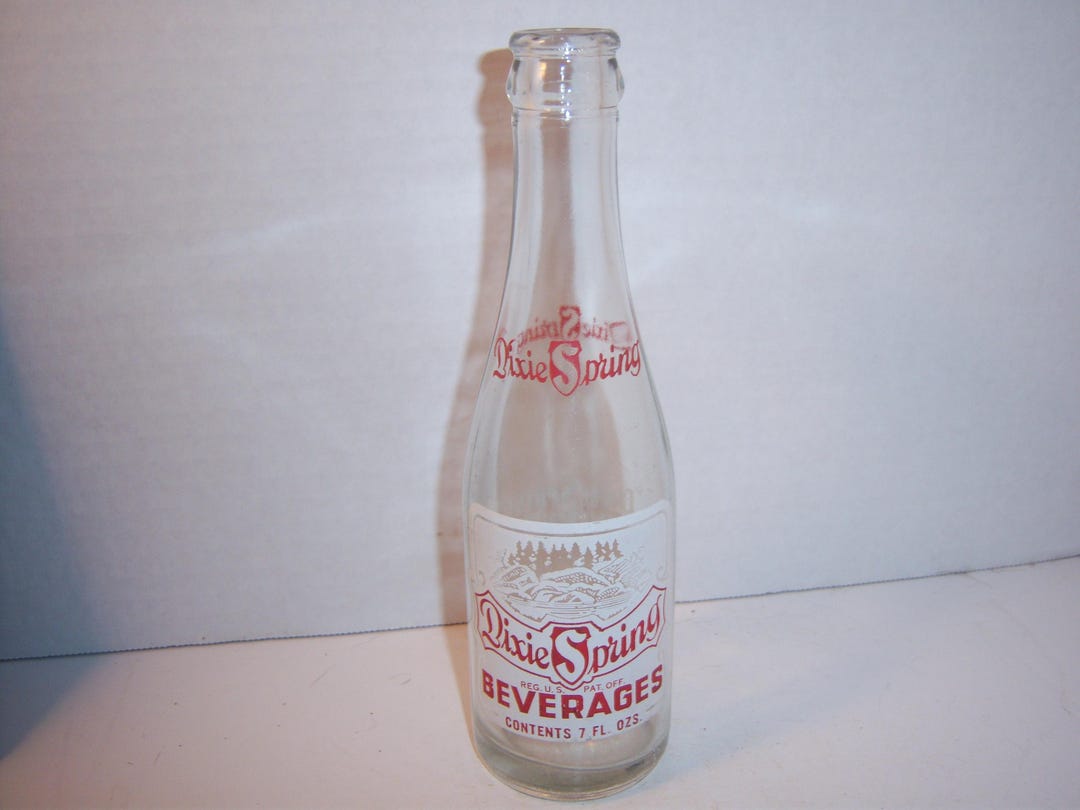 PA6 - 1970's Dixie Spring Beverage Dickson City, Pa Red Neck Label ...