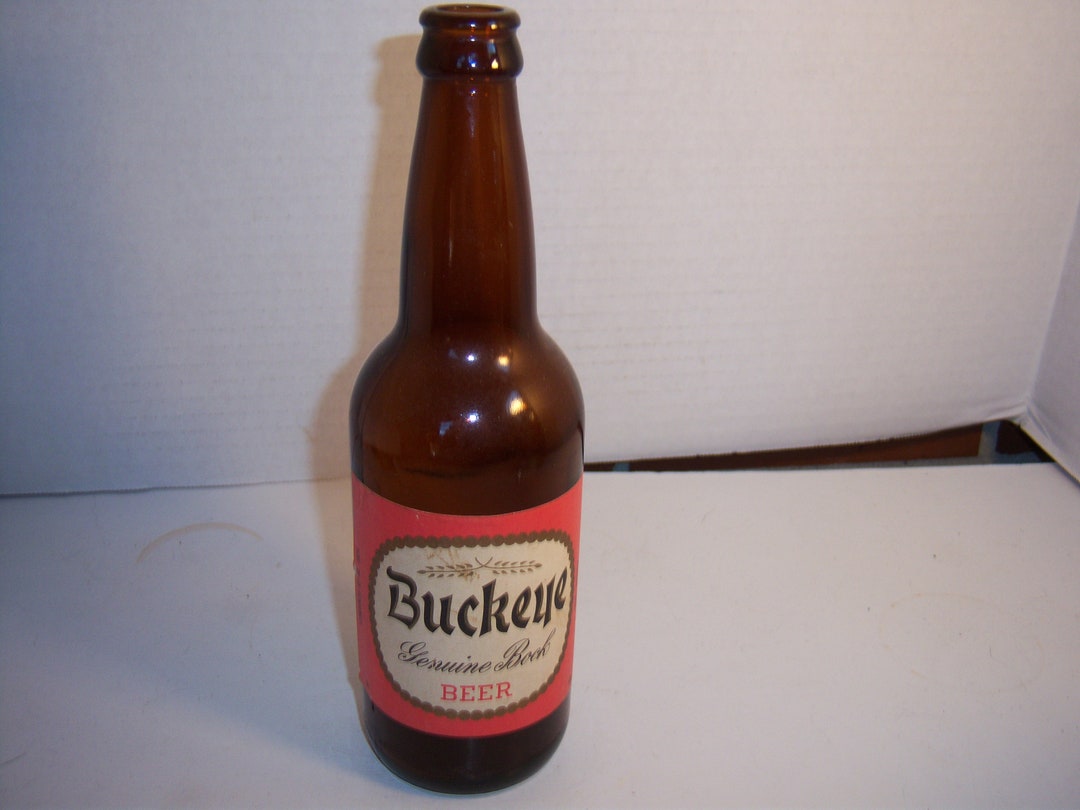 CMA - 1960's Buckeye Bock Beer Toledo Ohio 9 1/2 Inch Tall Amber Beer ...