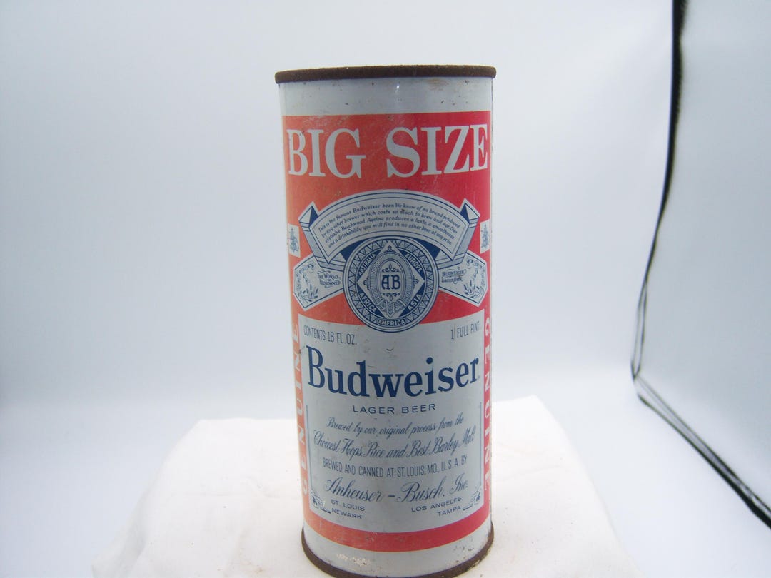LE - 1950-60s Budweiser Big Size Lager Beer Anheuser Busch St Louis Mo ...