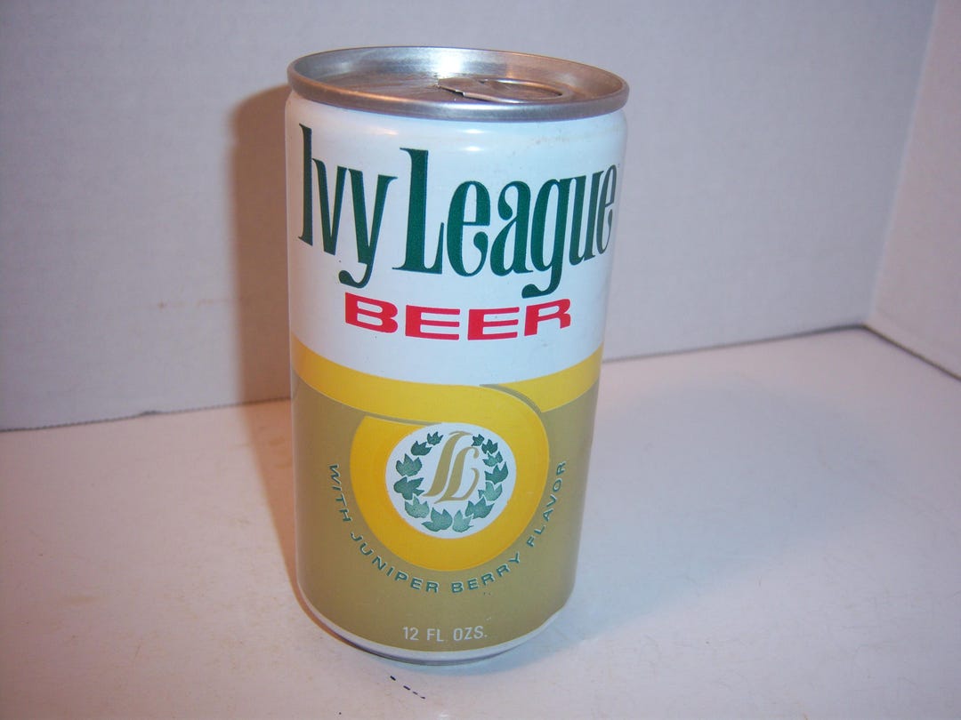KN - 1970's Ivy League Beer Philada Pa Pull Tab Steel Can Beer Ale Can ...