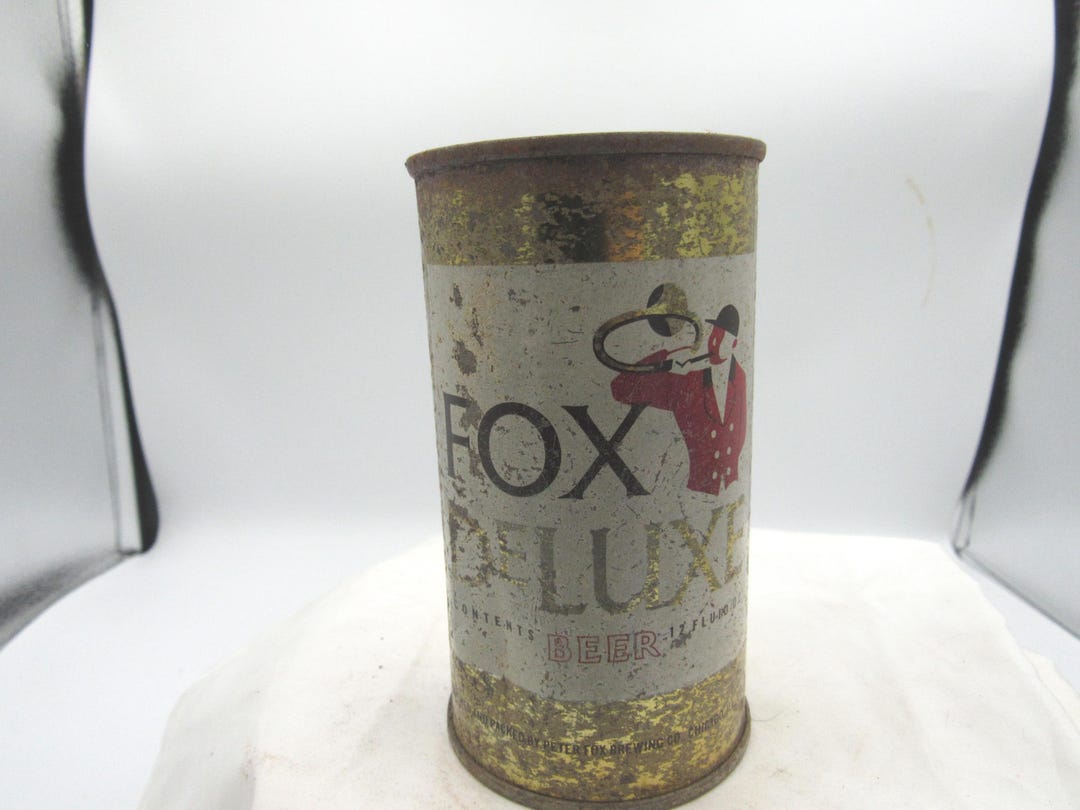 ZC - 1950's Fox Deluxe Beer Fox Brewing Co Chicago Ill 12 Fl Oz EMPTY ...