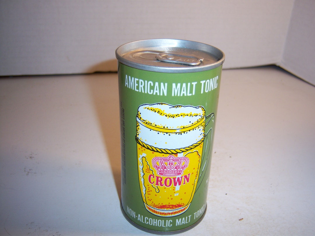 KN - 1970's American Malt Tonic Crown Non Alcoholic Malt Tonic Eastern ...
