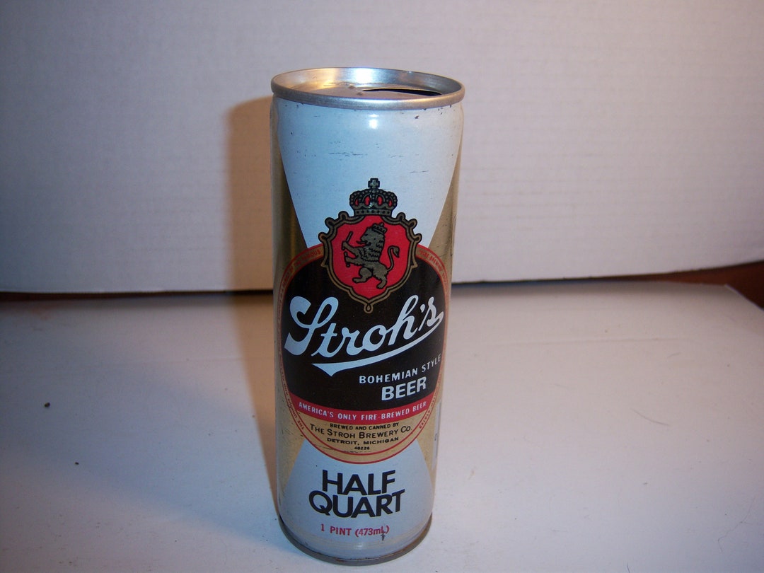 CMA - 1970-80's Stroh's Bohemian Style Detroit Mich Beer EMPTY Half ...