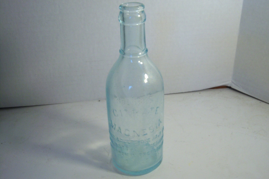1910's Aqua Citrate of Magnesia Medicine Pharmacy Druggist Homeopathic ...