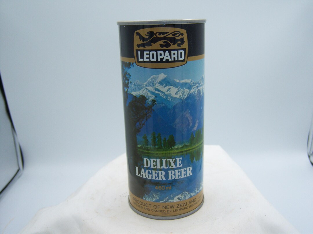 LE - 1970's Leopard Deluxe Lager Beer Hastings New Zealand Wisdom ...