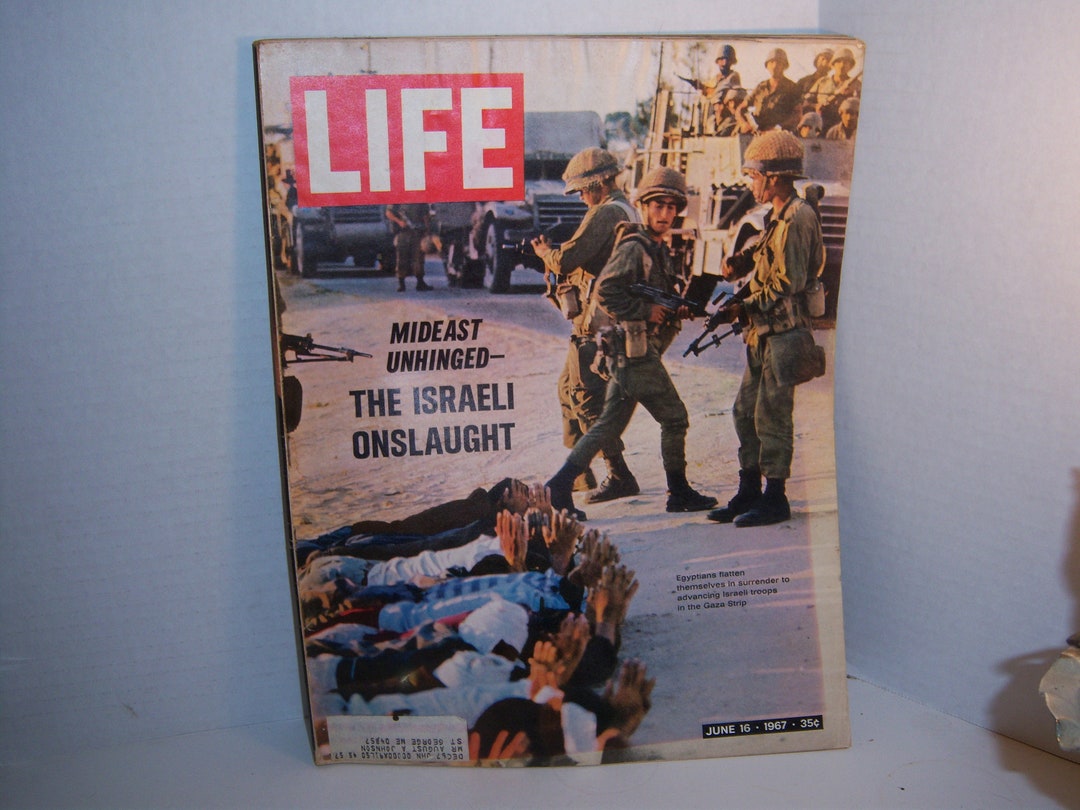 June 16, 1967 Life 7 Days War Egyptians Israeli Onslaught Gaza Strip ...