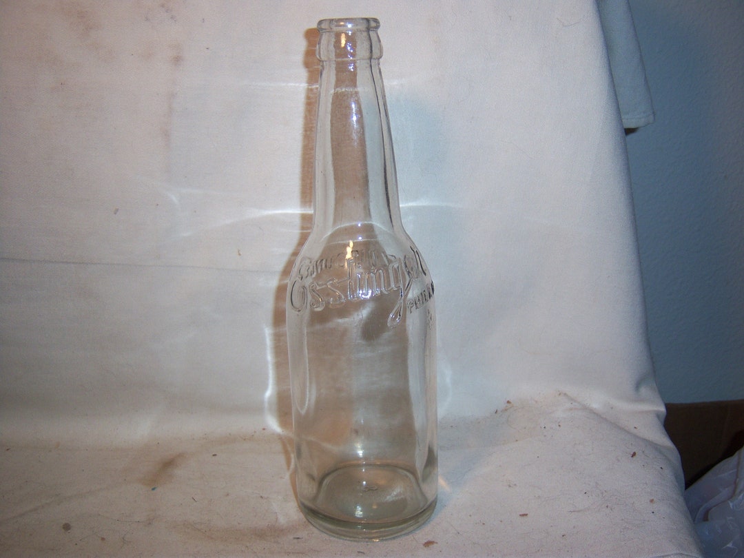 1910's Esslinger Philada Pa 9 1/8 Inch Tall Clear Beer Bottle ...
