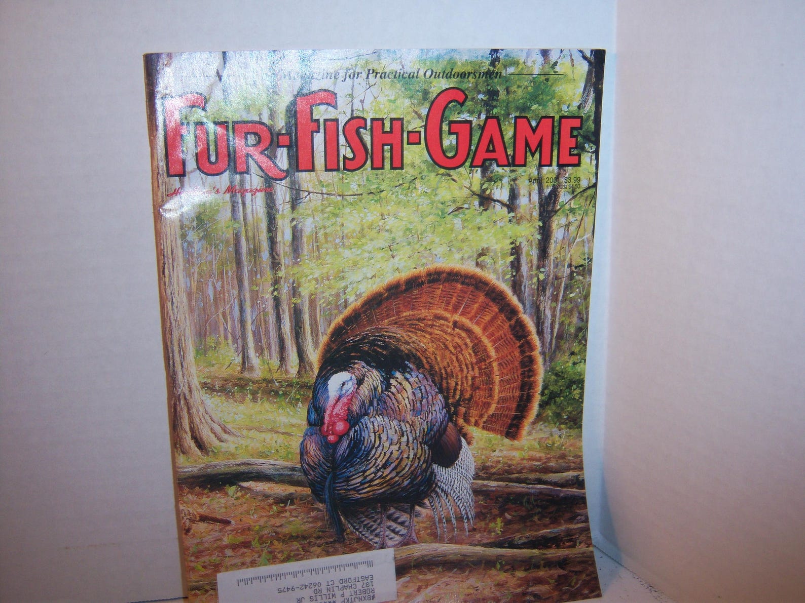 JS1 - April 2001 Fur-fish-game Hunting Fishing Magazine Wild Turkey Jim ...