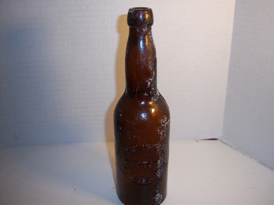 1890's John Kiefer Bottler Newark Ohio Blob Top 9 3/4 Inch Baltimore ...