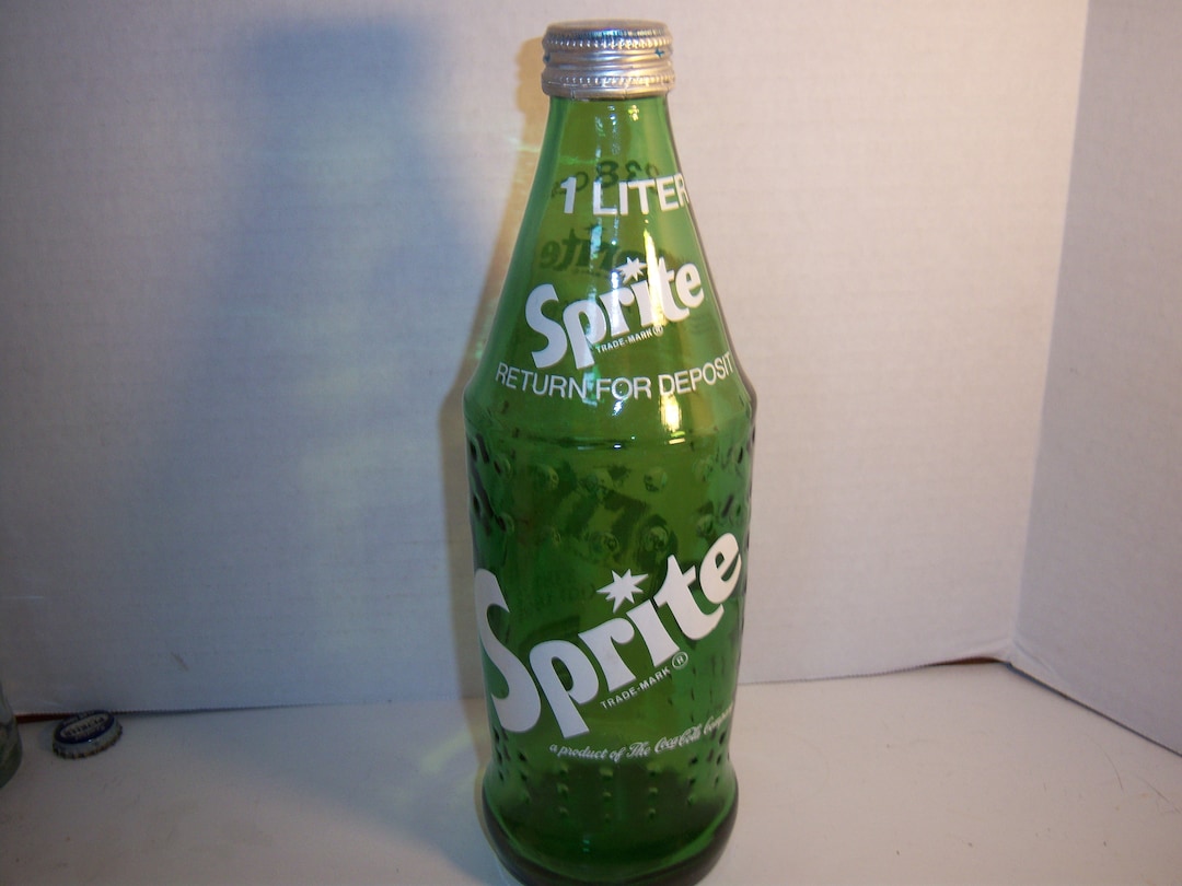 1970's Sprite Coca Cola Atlanta Ga 11 3/4 Inch Tall Green Acl Soda ...