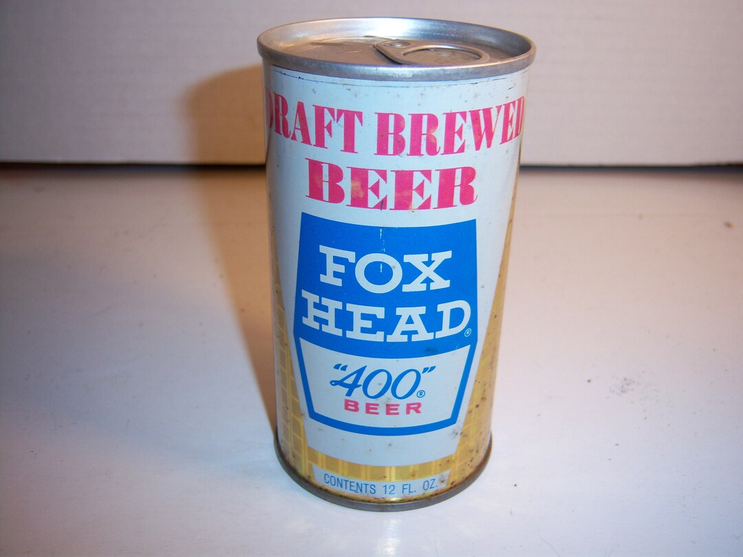 KN - 1970's Fox Head 400 Beer Fox Head Brewing Co Hammonton NJ 12 Oz ...