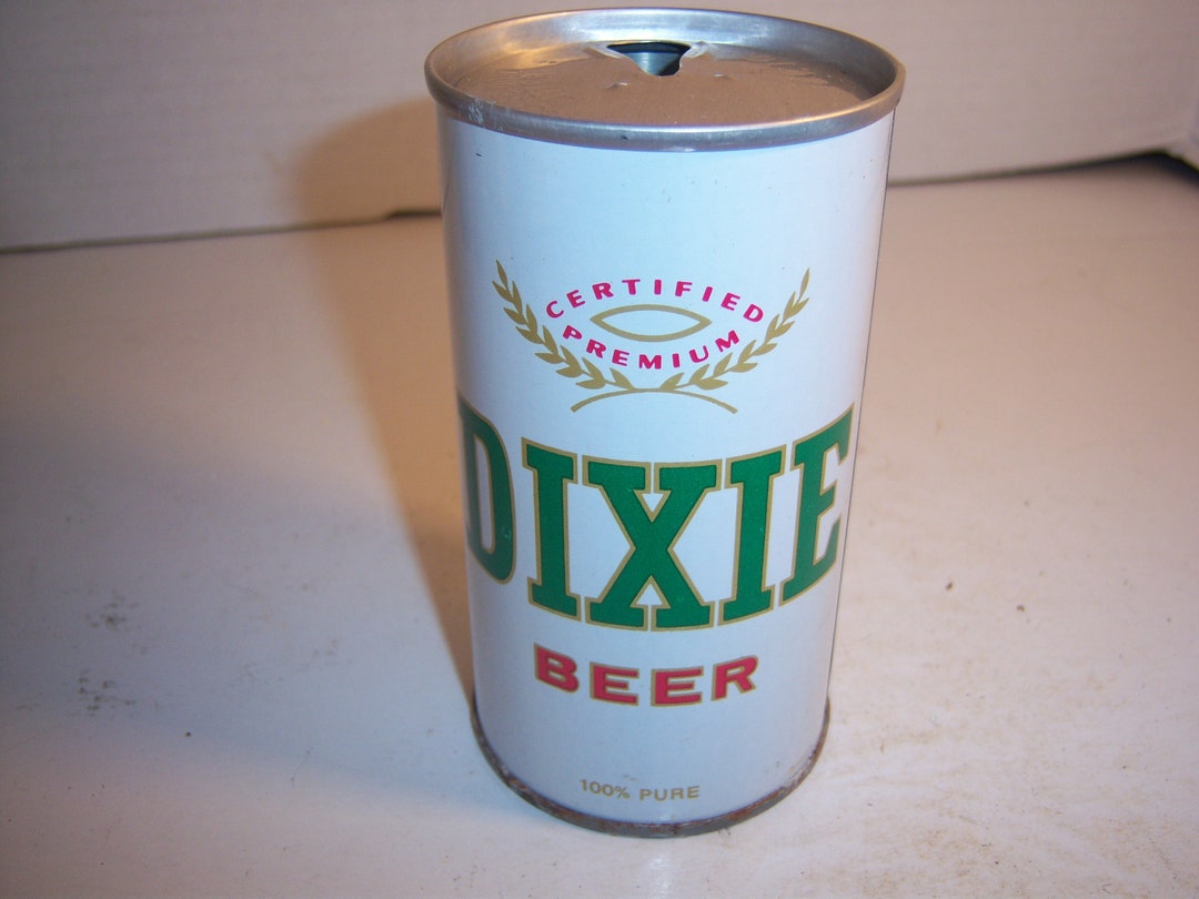 CMA 1970's Dixie Brewing Co New Orleans La Pull Tab Metal Can Beer Ale ...