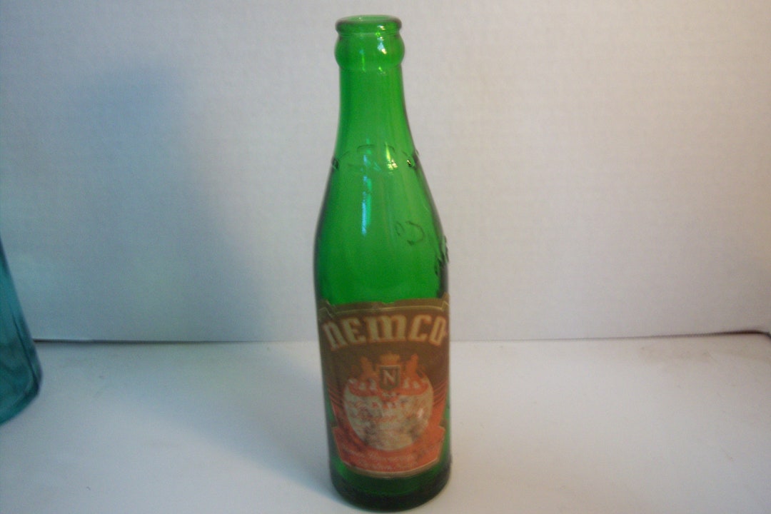 1950's NEMCO Pale Dry Ginger Ale Boston, Mass 7 Oz Bottle W/labels Soda ...