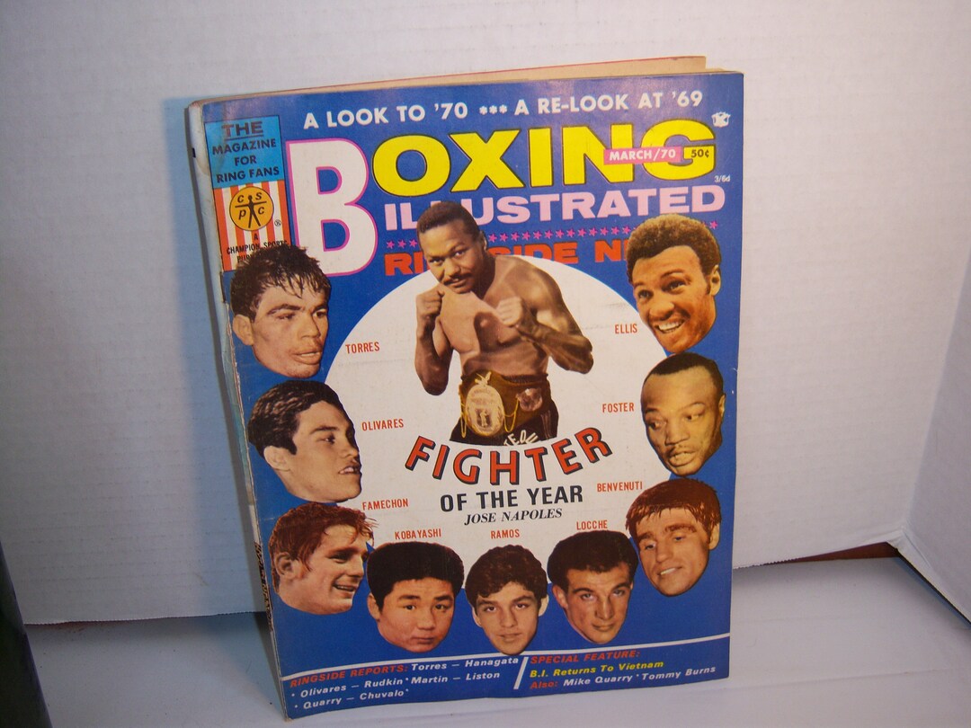 TI March 1970 Boxing Illustrated Ringside News Magazine Jose Napoles ...