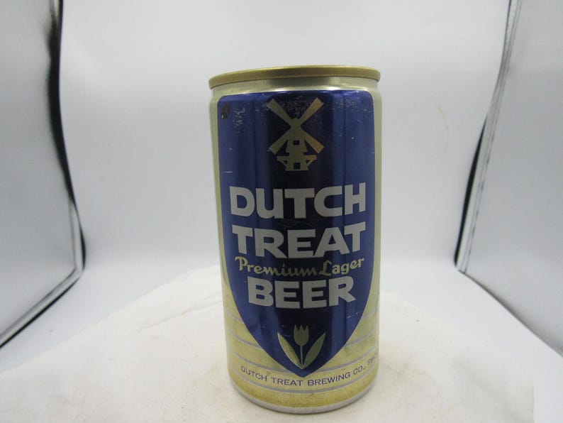 KN - 1970's Dutch Treat Lager Beer Phoenix AZ 12 Oz EMPTY Aluminum Beer ...