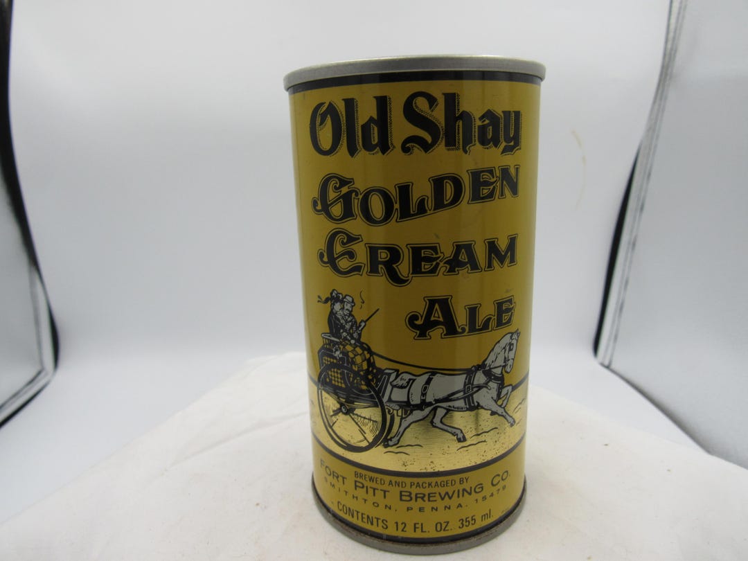 ZC - 1970's Old Shay Cream Ale Fort Pitt Brewing Co Smithton Pa EMPTY ...