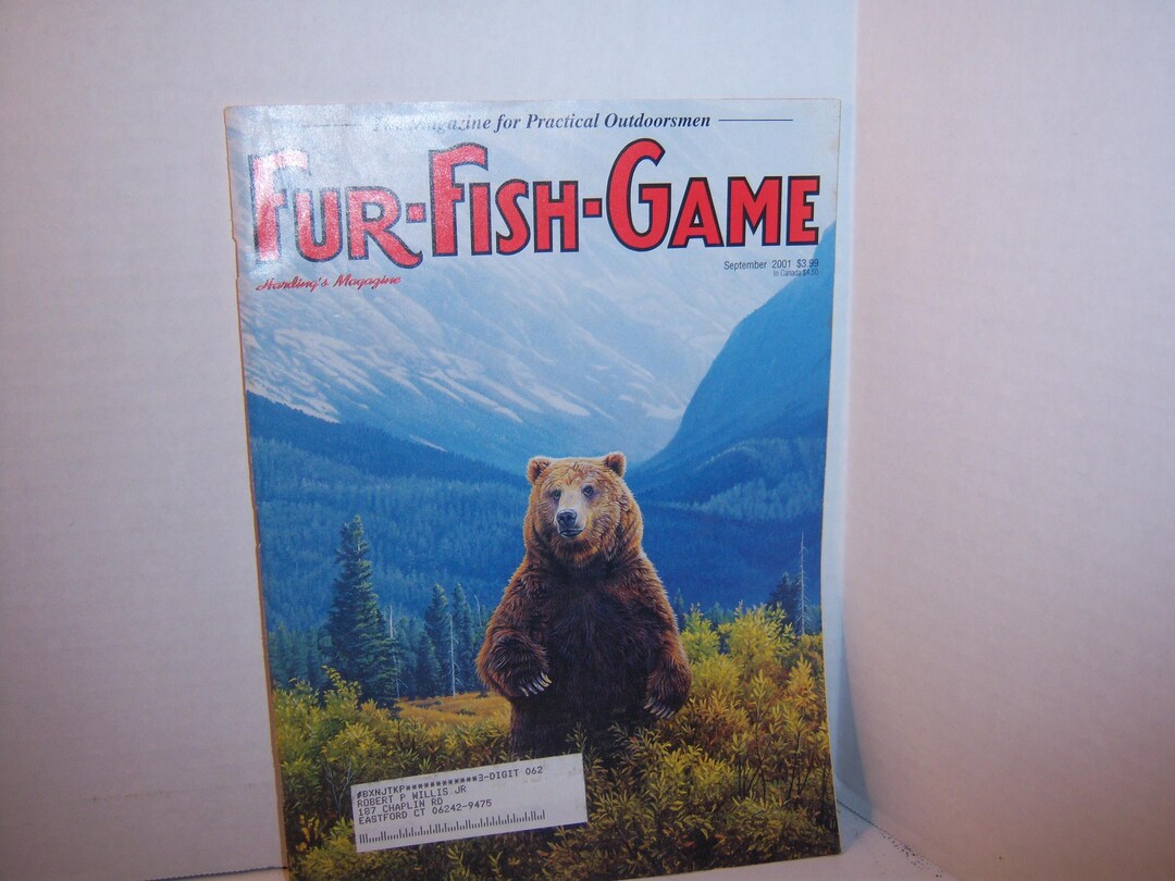 JS1 - September 2001 Fur-fish-game Hunting Fishing Magazine Grizzly ...