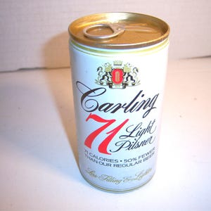 KN - 1970's-80's Carling 71 Light Pilsener Beer 12 Oz EMPTY Pull Tab ...