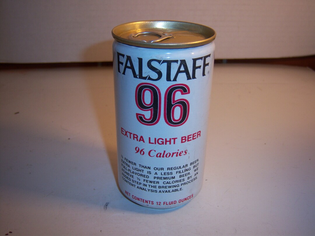 CMA 1970-80's Falstaff 96 Extra Light Beer Cranston, RI Pull Tab Steel ...
