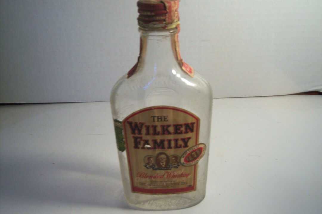 1940's Wilkin Family Whiskey Finch Schenley, Pa Whiskey Half Pint ...