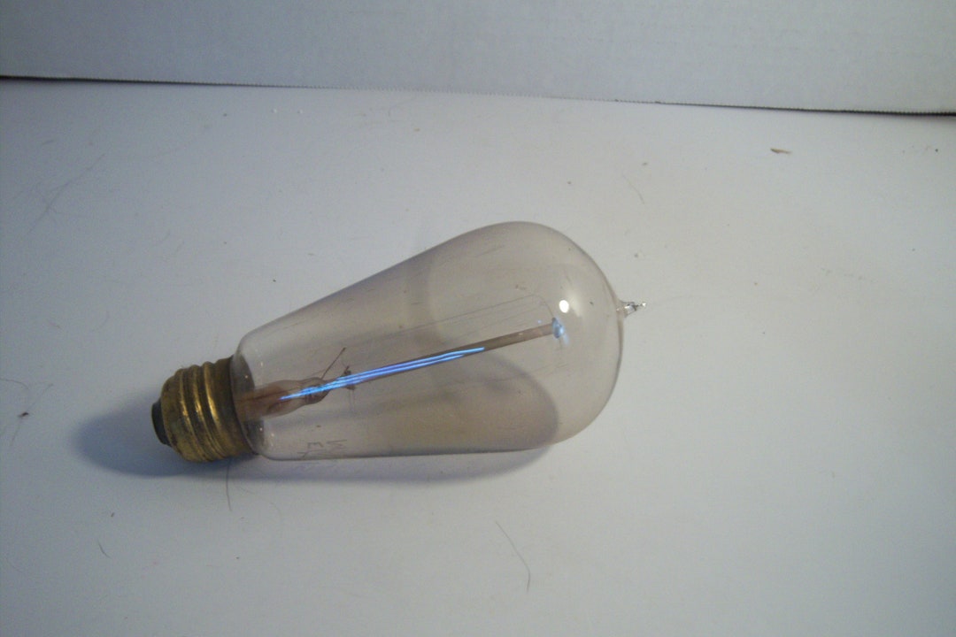 1920's Edison Mazda Light Bulb Clear 5 3/8inches Tall Lamp Wall Wall ...