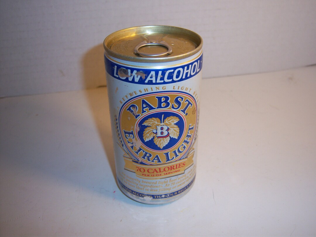 1970-80s Pabst Blue Ribbon Extra Light Low Alcohol Beer 12 Oz Pabst ...