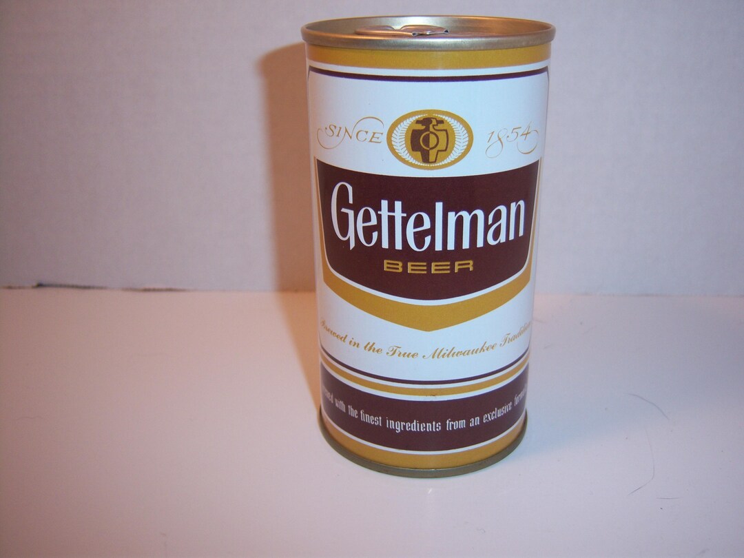 KN - 1970's Gettelman Beer Miller Brewing Co Milwaukee Wisconsin 12 Fl ...