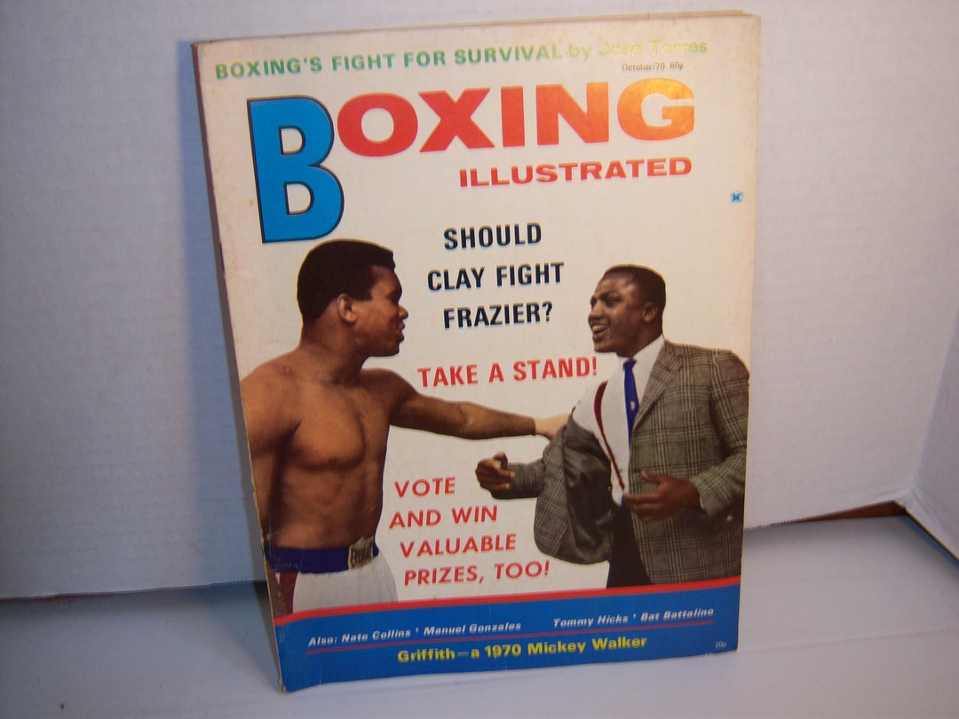 TI October 1970 Boxing Illustrated Magazine Muhammad Ali Joe Frazier ...