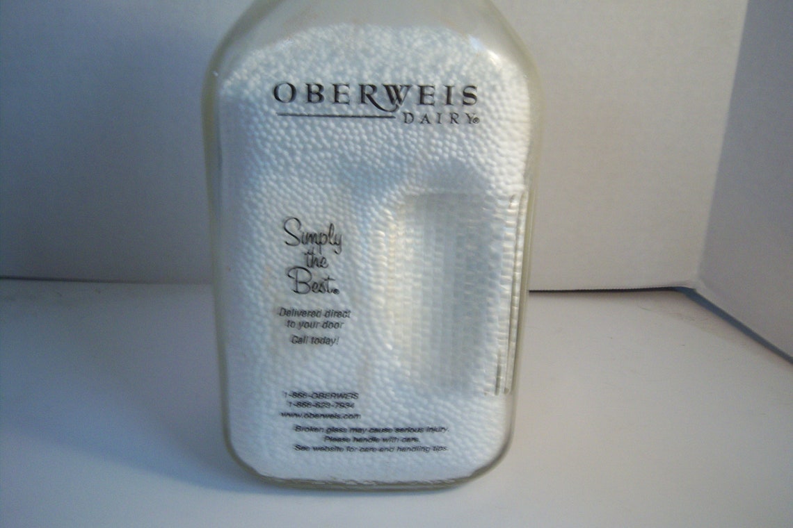 2000's Oberweis Dairy North Aurora Ill 10 1/4 Inch Tall - Etsy