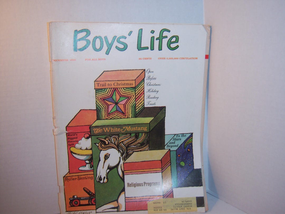 JS1 - December 1965 Boys Life Magazine Christmas Holiday Edition Roller ...