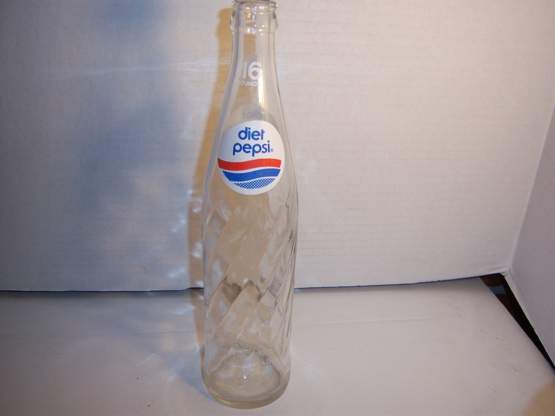 MI 1979 Diet Pepsi Acl Soda Clear 11 Tall 16 Oz Bottle - Etsy