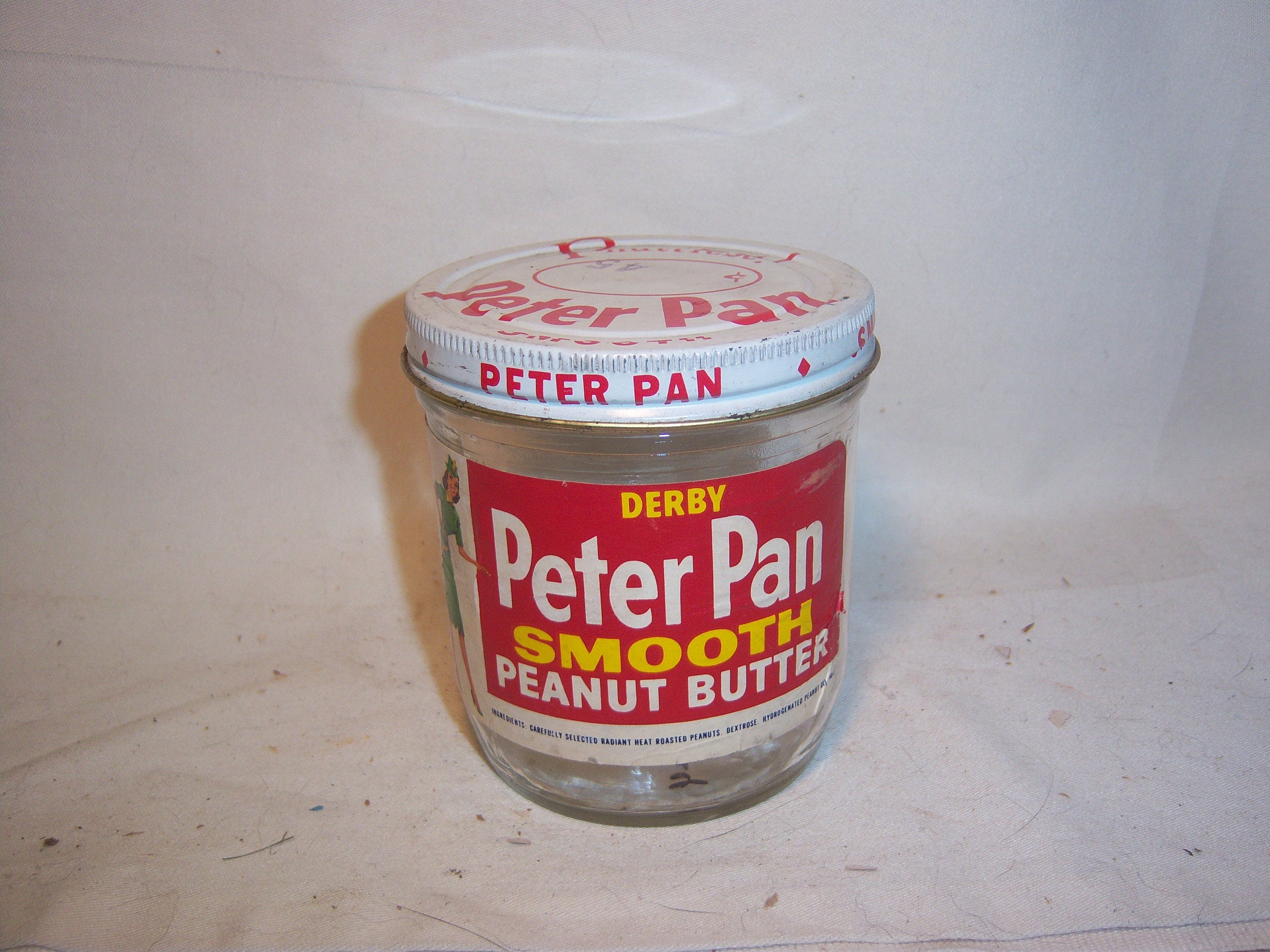 1960's Derby Peter Pan Smooth Peanut Butter Chicago Ill Jar or Bottle ...