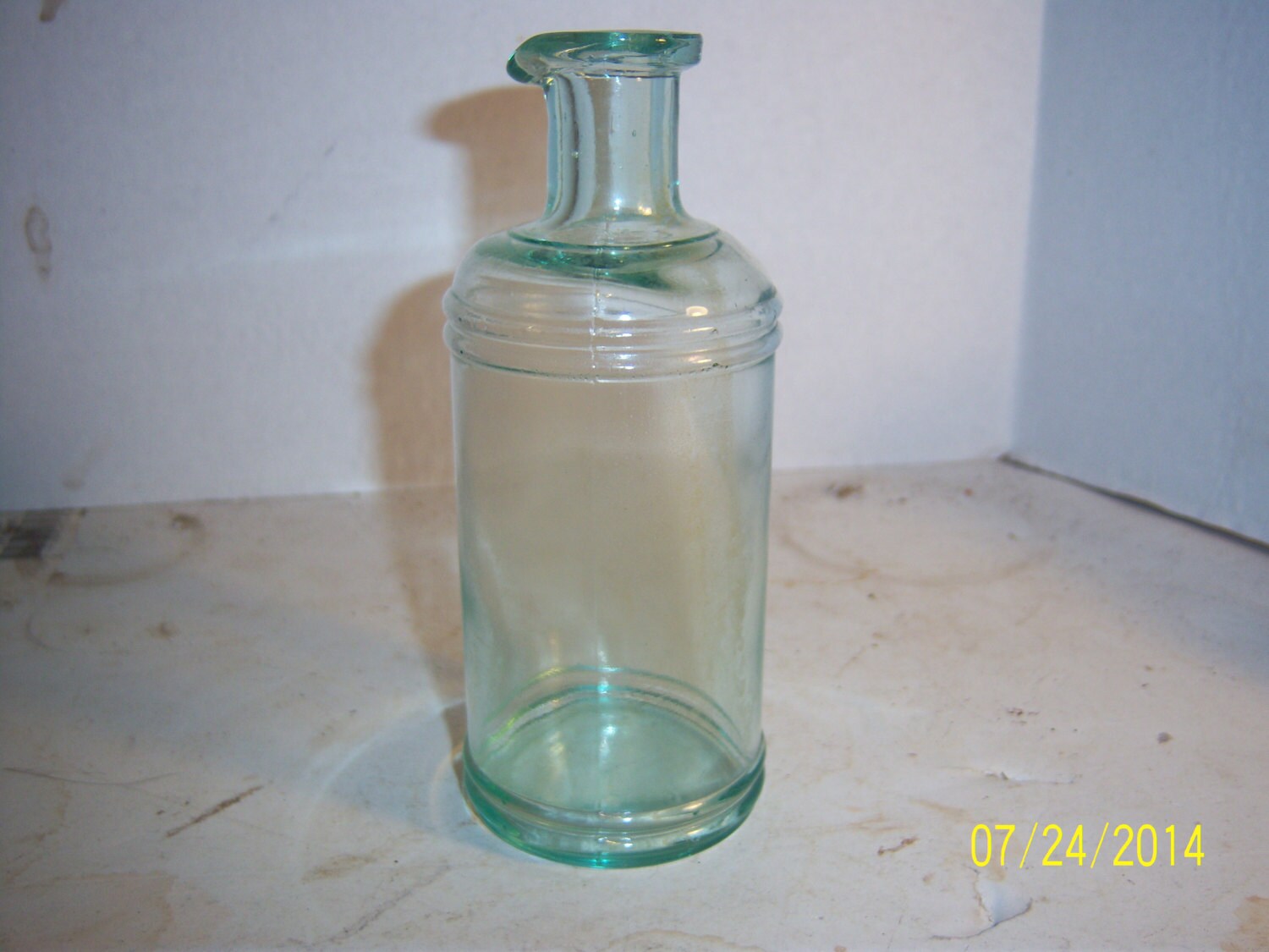 1880's Aqua 6 inch tall Master Ink Bottle with pout | Etsy