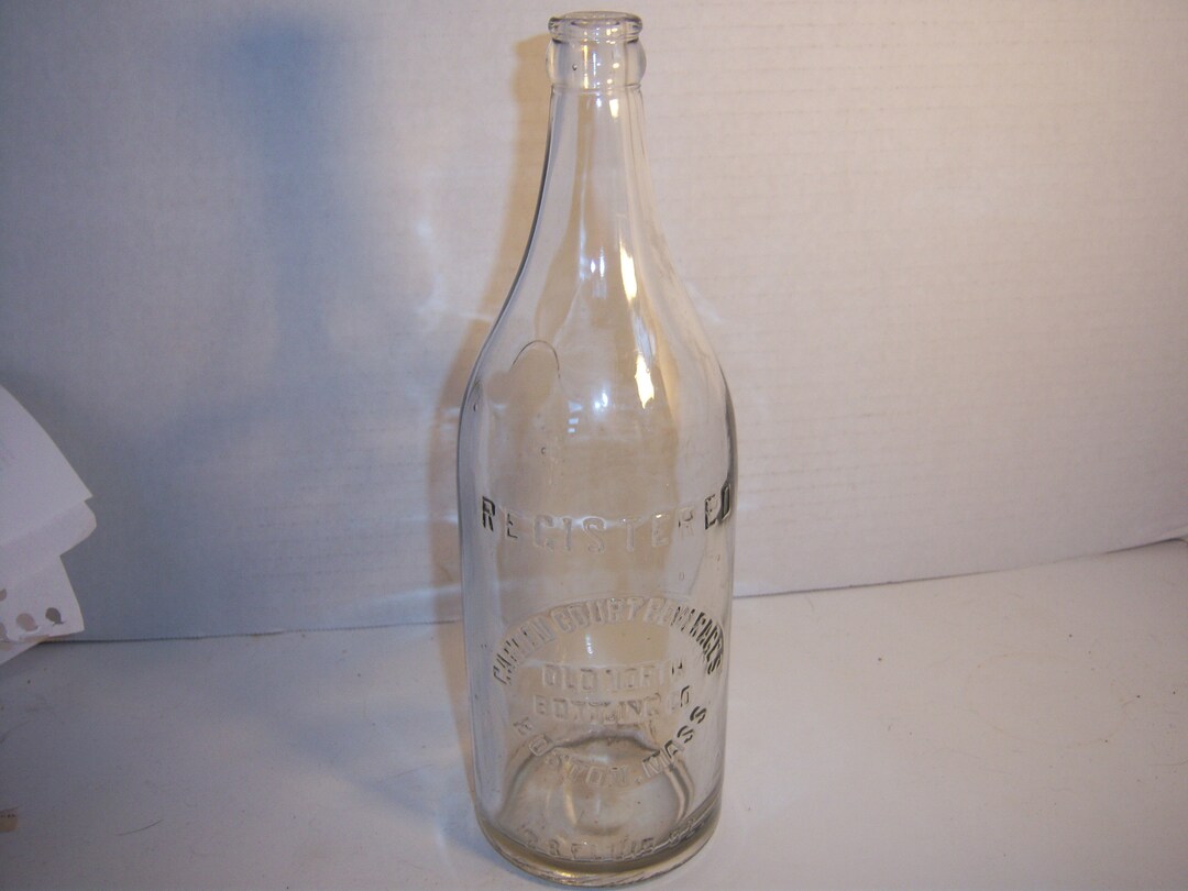 1920's Garden Court Beverages Old North Bottling Co Boston, Mass Clear ...