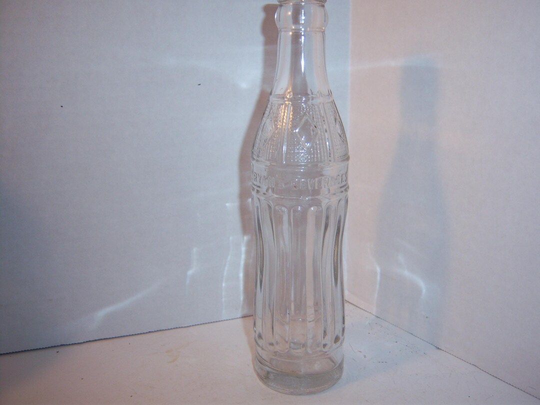 PA5 - 1930's Ryan's Beverages Mahanoy City PA Clear 7 Oz Deco Soda ...